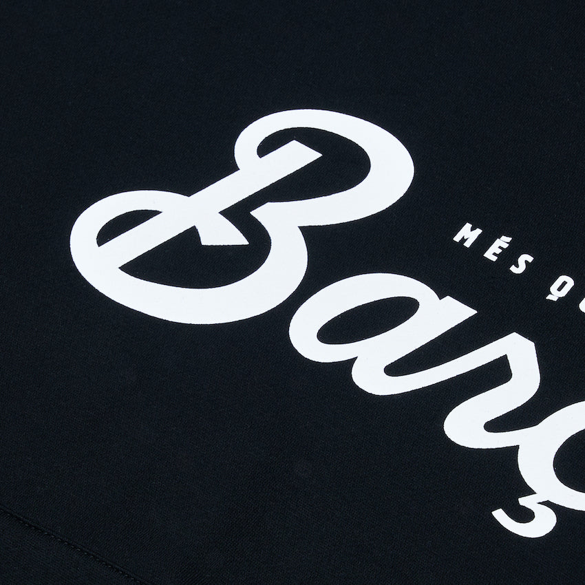 BARÇA Script Logo Hoodie - Black – YEN TOWN MARKET